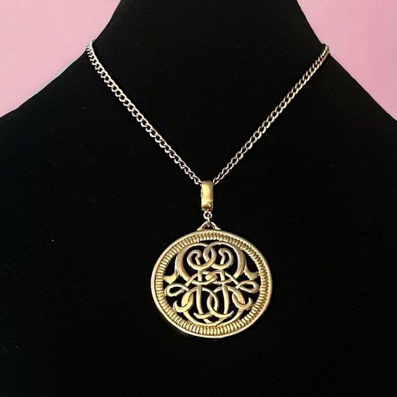 Emmons | Jewelry | Vintage Emmons Large Medallion Pendant Necklace ...